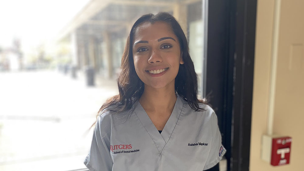 Thursday Talks: Aaisha Mapkar ’24 | Rutgers School of Dental Medicine